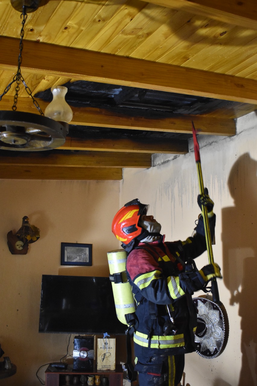 Bomberos intervino esta madrugada sofocando un principio de incendio en ...