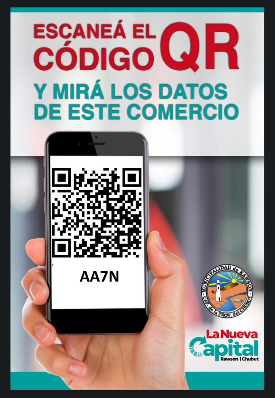 Los comercios de Rawson exhibirán su Código QR en los ingresos de los ...